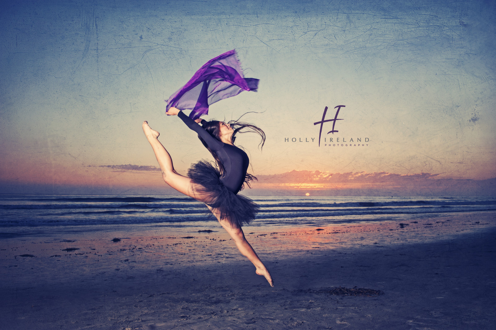 Dance photographers Holly Ireland photography with Issy at the beach in ...
